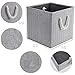 Amazon.com: Robuy Cube Storage Bins,Grey Fabric Foldable Storage Bins ...