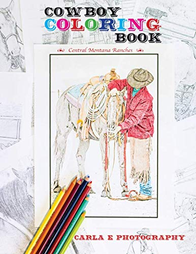 Amazon.com: Cowboy Coloring Book: Central Montana Ranches ...