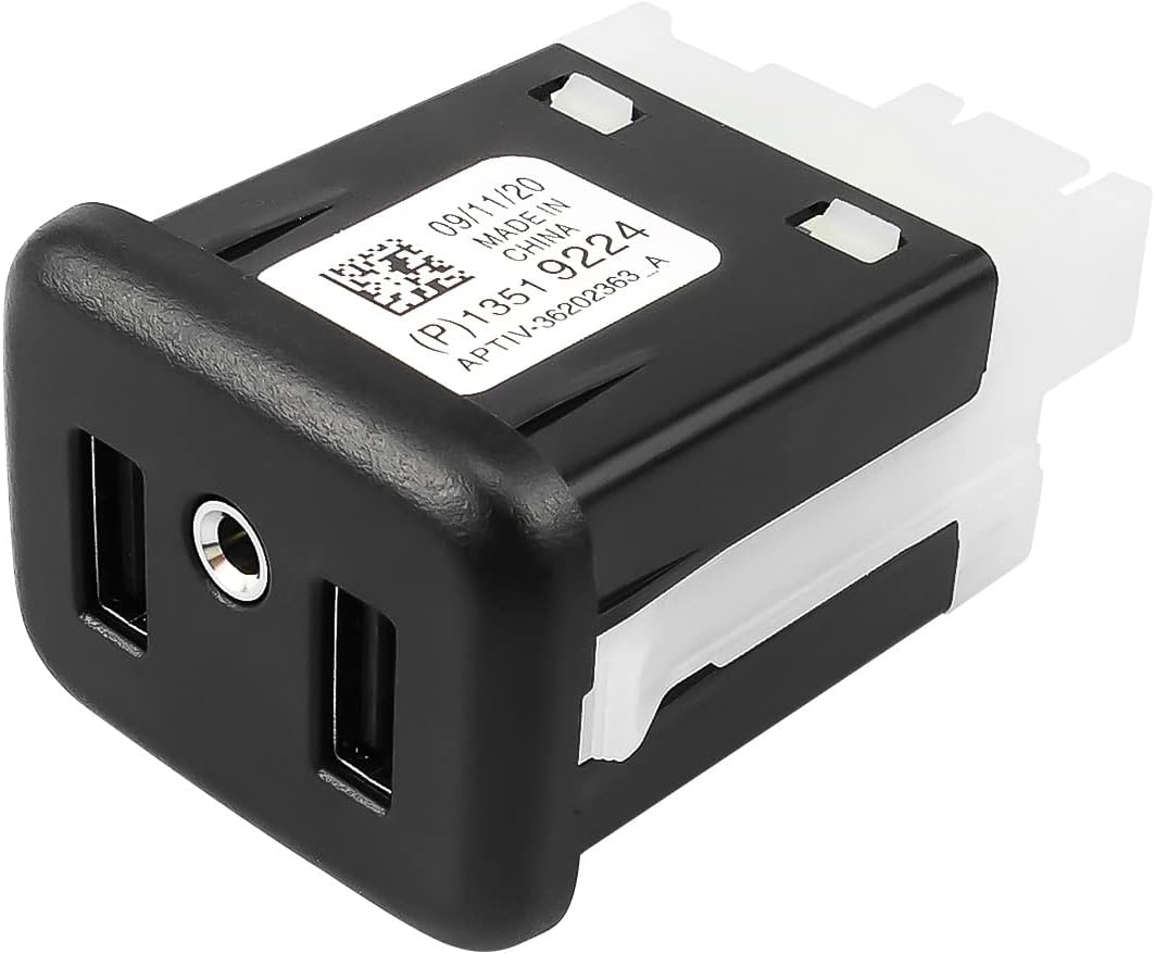 Interfaz de puerto USB dual conector AUX para GM Buick Chevrolet Chevy ...