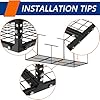 Amazon.com: Soywey 3 x 8FT Overhead Garage Storage Rack, Adjustable ...