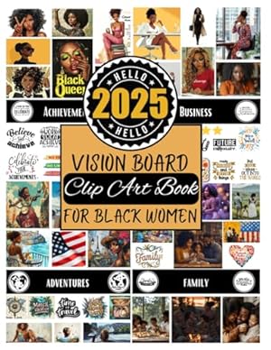 Positive Affirmations Vision Board Clip Art Book: Powerful Affirmation ...