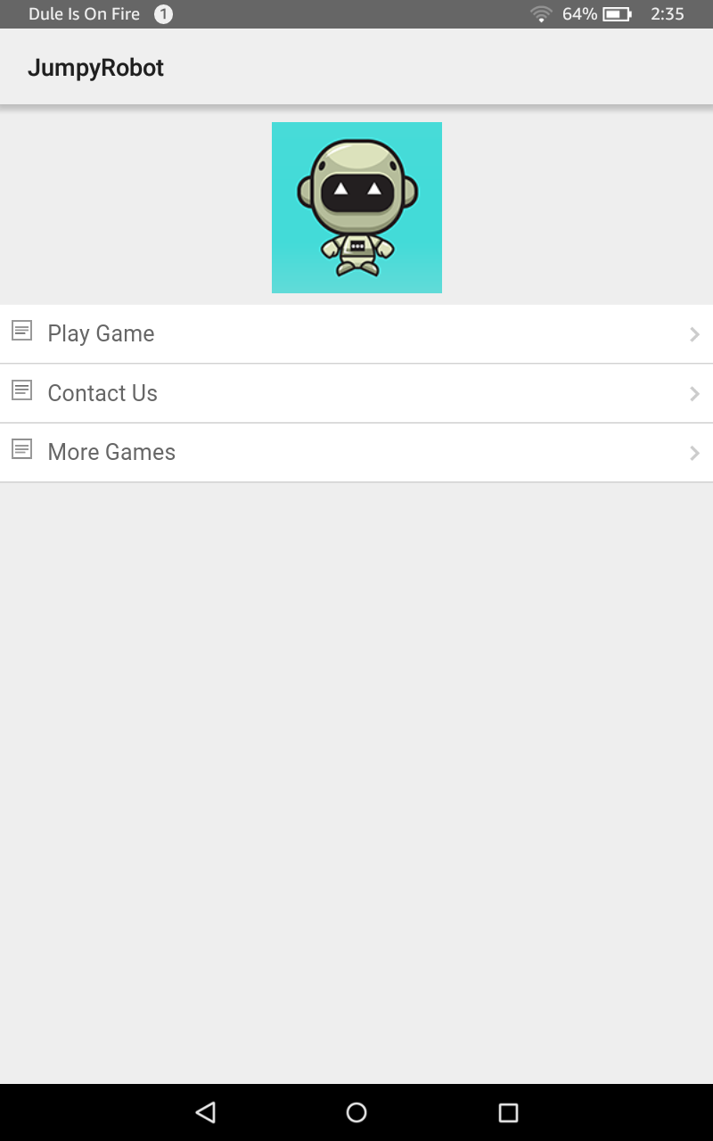 Jumpy Robot - App on Amazon Appstore