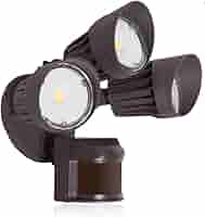 Twin Head PIR LED Floodlight Black | atelier-yuwa.ciao.jp