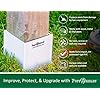 Amazon.com : Post Shields Post Protector 4x4 (3.5"x3.5") - 6" H ...