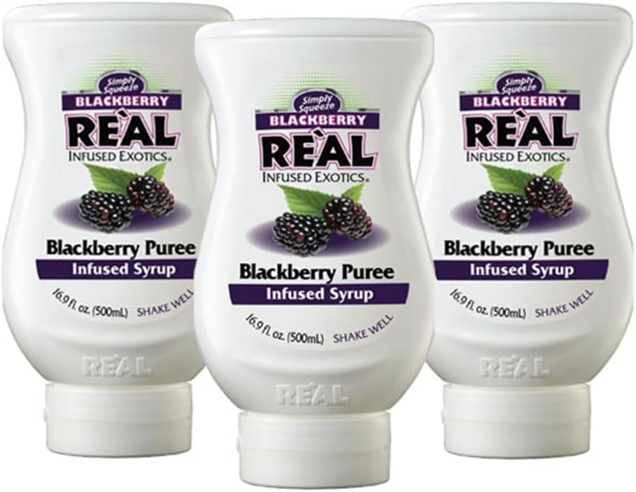 Amazon.com: Raspberry Reàl, Raspberry Puree Infused Syrup, 16.9 FL OZ ...