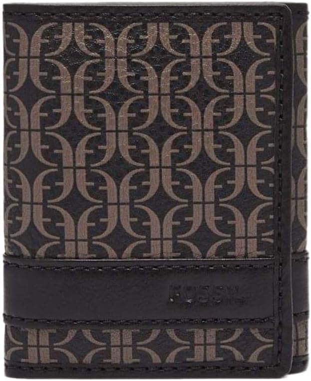 Fossil Men's Leather Trifold Wallet for Men Best Deals and Price ...