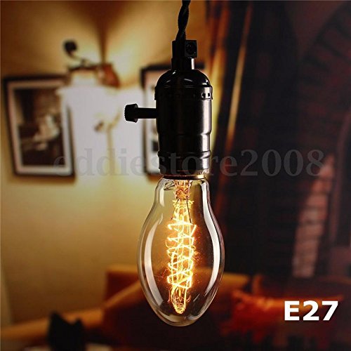Amazon.com: E27 40W BT53 Retro Vintage Edison Antique LED Filament ...