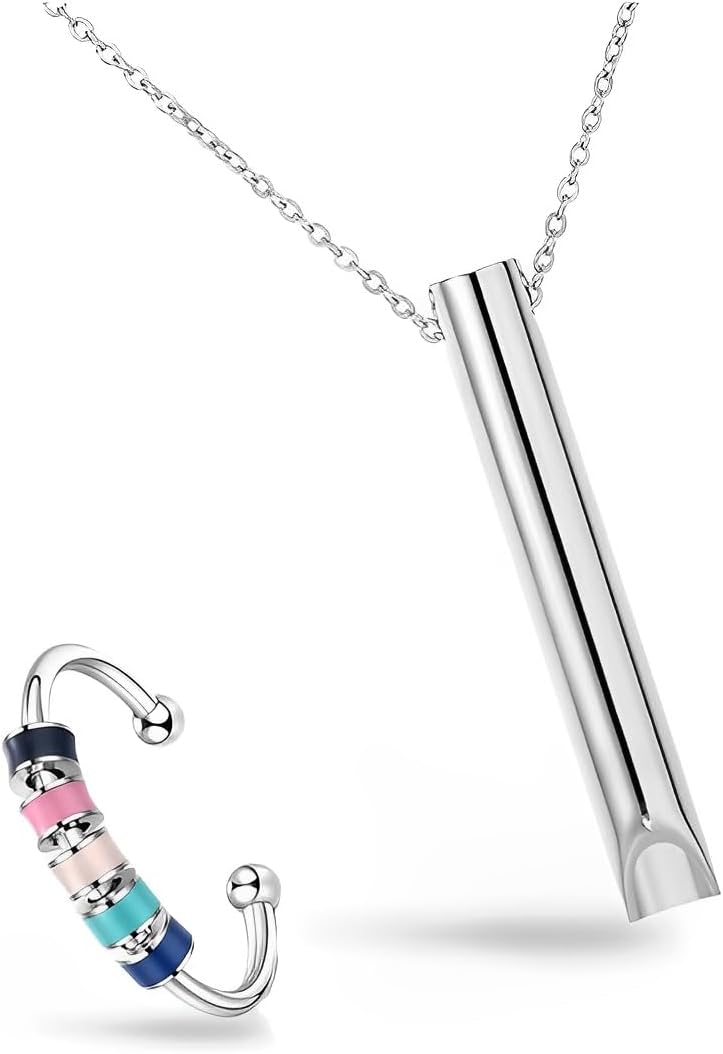 Amazon.com: Elerbuty Breathing Necklace, Breathwork Tool for Meditation ...