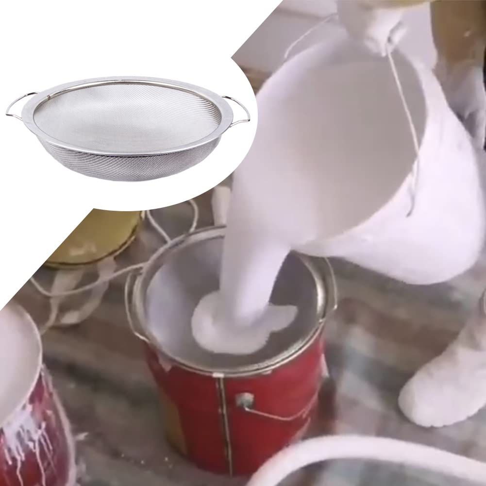 Strainers Fine Mesh 60 Mesh Stainless Steel Paint Strainer - Fits 5 ...