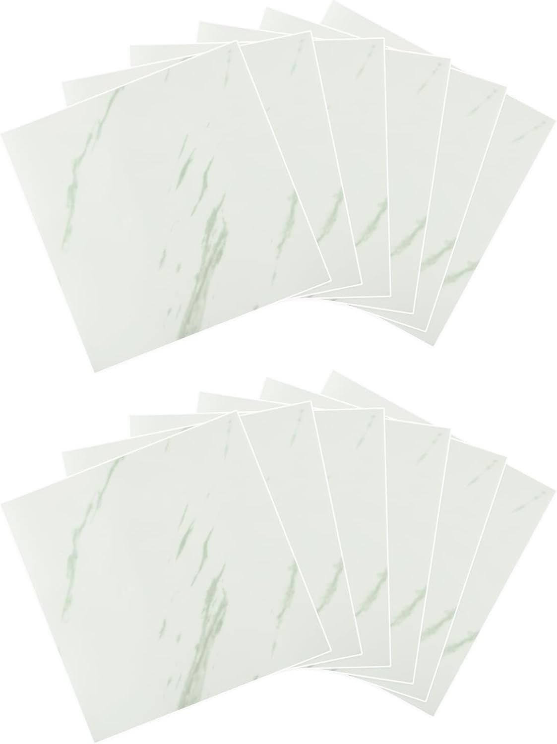 EATHEATY 96 Pieces Peel and Stick Backsplash 3 x 6 Inches PVC ...