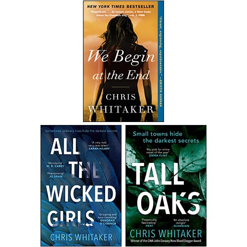 Chris Whitaker 3 Books Collection Set (All The Wicked Girls, We Begin ...