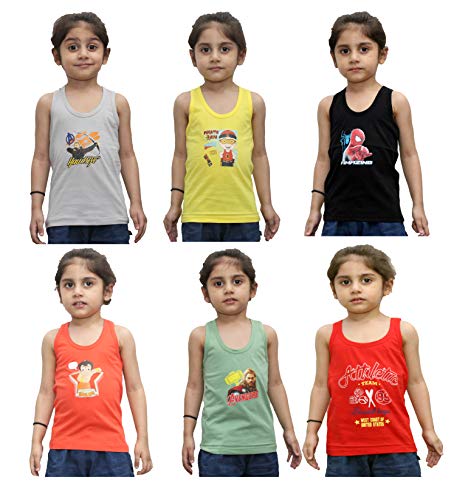 Buy Yuneek Multi-Coloured 100% Cotton Regular Fit Toddler Coloured ...