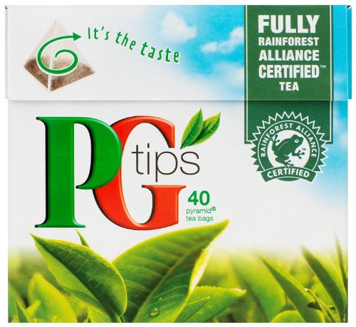 PG Tips 40 Pyramid Tea Bags 125g (Pack of 12) : Amazon.de: Grocery