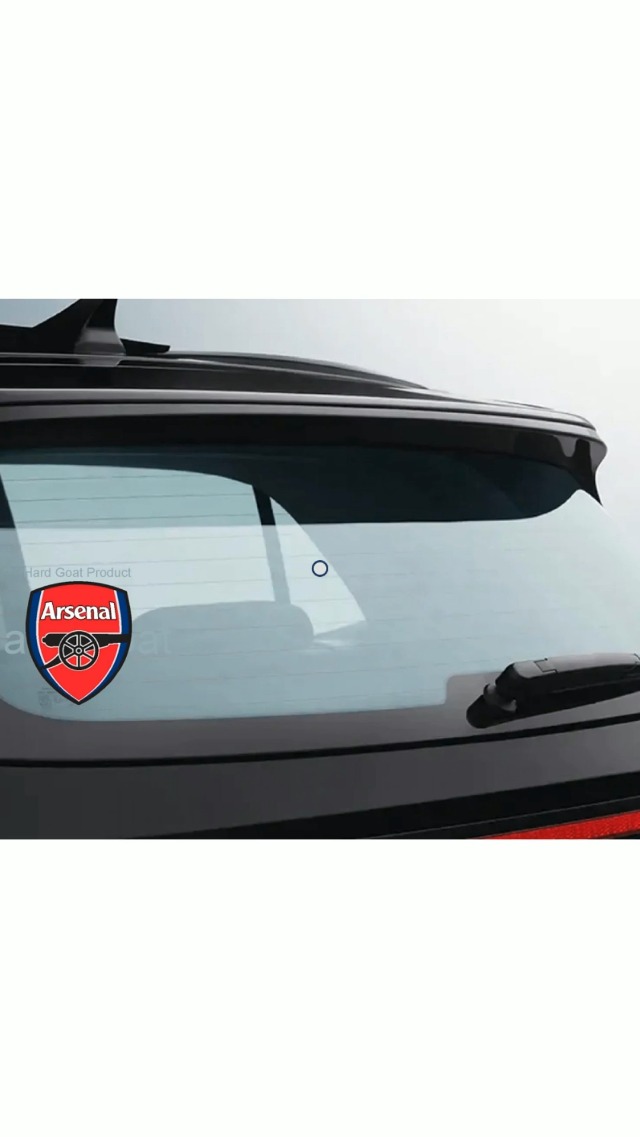Arsenal Bumper Sticker Arsenal FC Soccer Team Sticker 5 Pcs Set