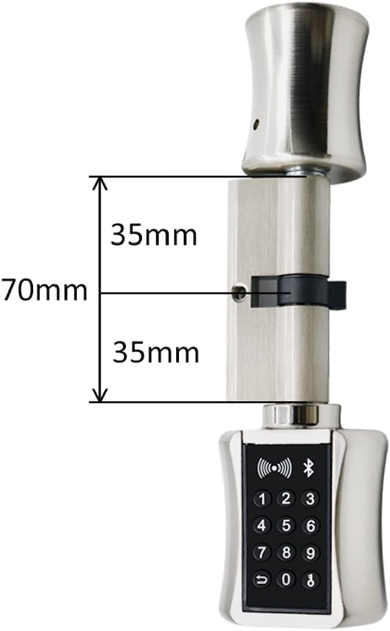 Intelligenter Türknauf, Bluetooth-Zylinder-Schloss-Sperrkennwort-Karte ...
