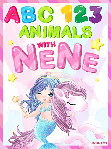 My First Animals ABC and 123 with NeNe Mermaid picture book: Learning ...