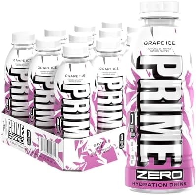Amazon.com : PRIME ZERO GRAPE ICE, Sugar Free Sports Drinks ...