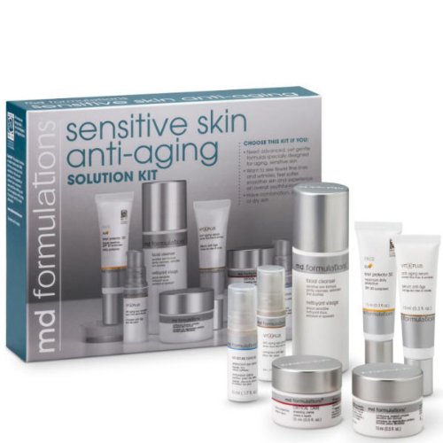 Amazon.com : MD Formulations 7 Piece Sensitive Skin Anti-Aging Solution ...