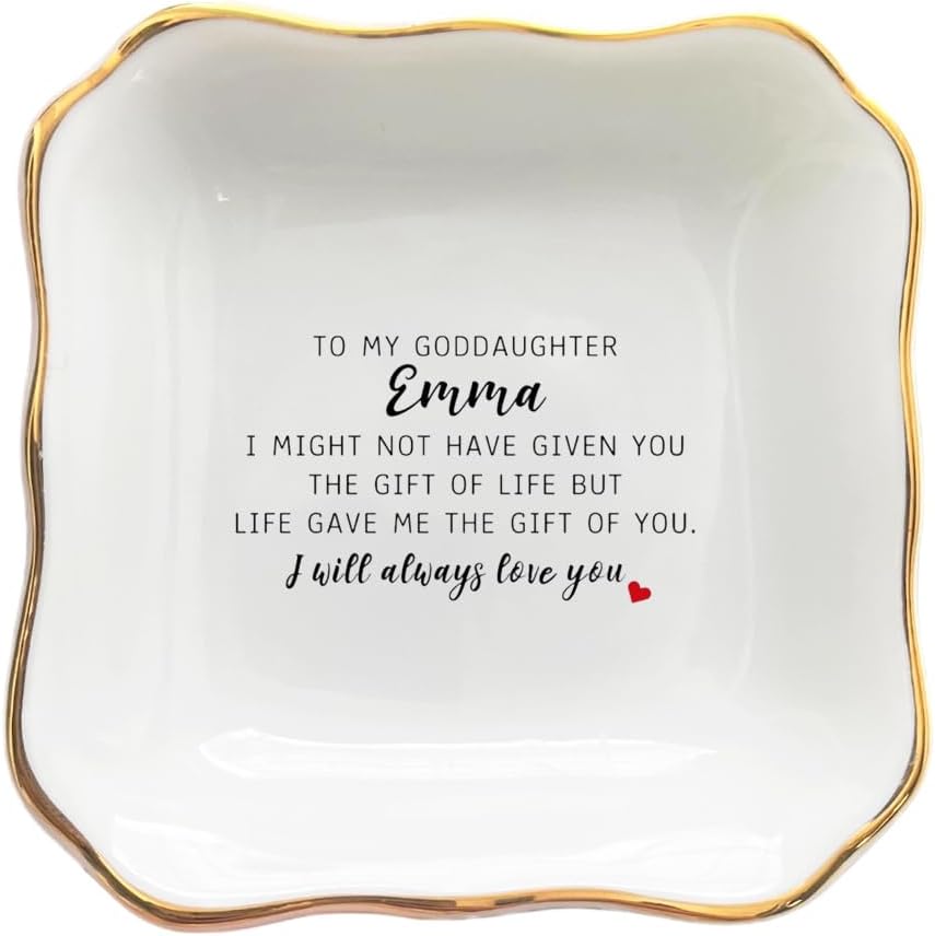 Amazon.com: BAT TRANG Ceramic Jewelry Dish, Goddaughter Gifts From ...