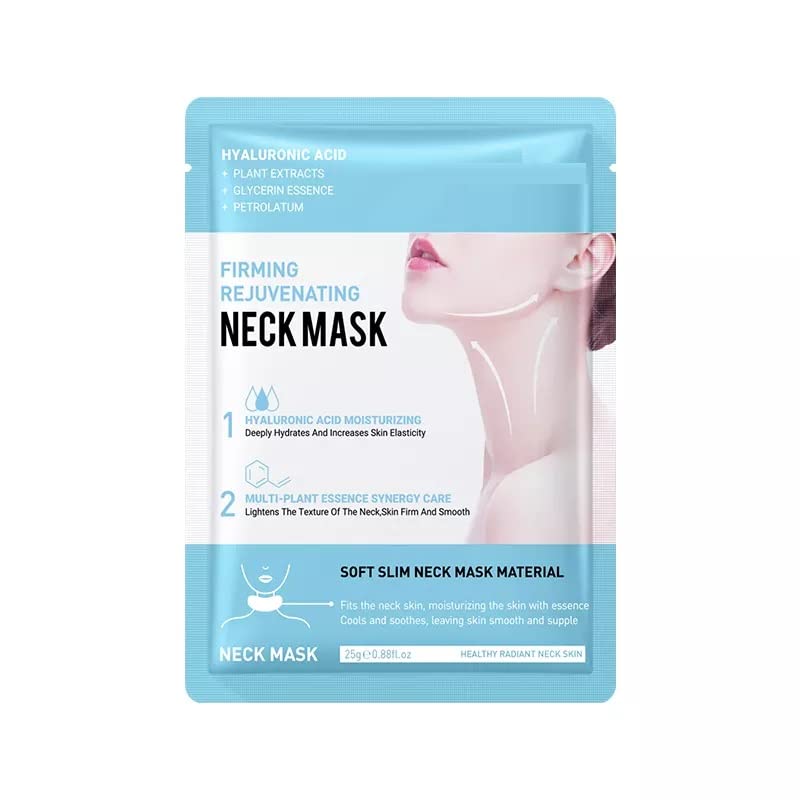 Firming Rejuvenating Neck Lifting Mask, Hyaluronic Acid Hydrating and ...