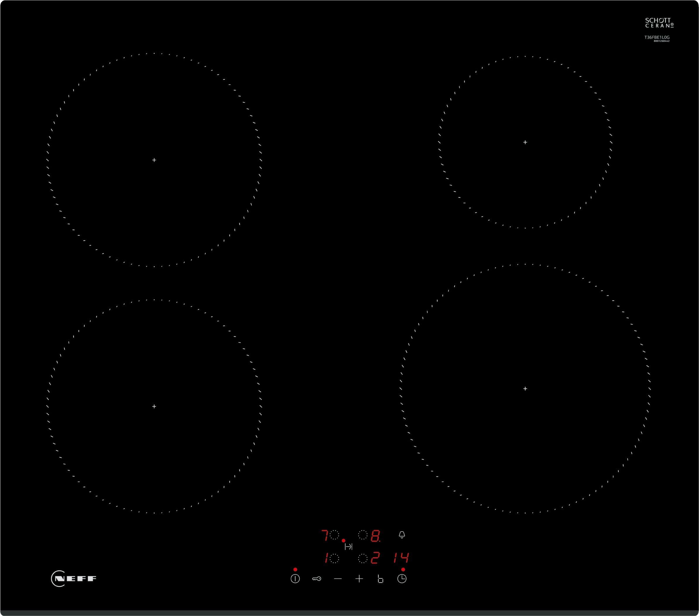 Neff T58FHW1L0 N 70, Built-in Induction hob 80 cm Black : Amazon.co.uk ...