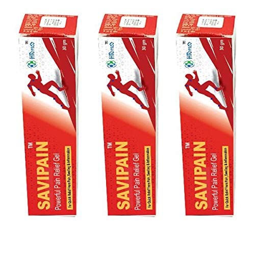 Savipain Pain Relief Gel-30gm X 3 (Combo Pack) : Amazon.in: Health ...