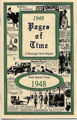 Amazon.com: 1948 Pages of Time (A Nostalgia New Report): 9781560460480 ...