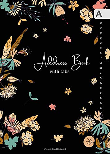 Amazon.com: Address Book with Tabs: B6 Small Contact Notebook Organizer ...