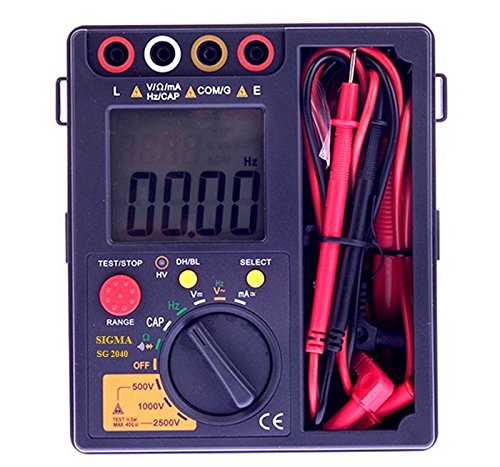 Sigma Instruments Digital Insulation Tester Upto 2. 5Kv, Autorange with ...