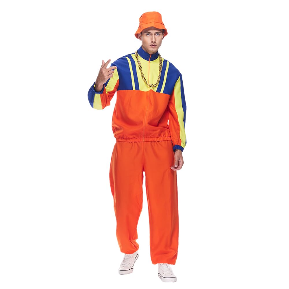 Snapklik.com : Mens 90s Hip Hop Rhyme Royalty Costume Adult Old School ...
