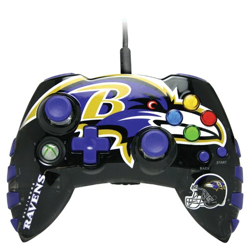 Amazon.com: Xbox 360 NFL Baltimore Ravens Controller : Video Games