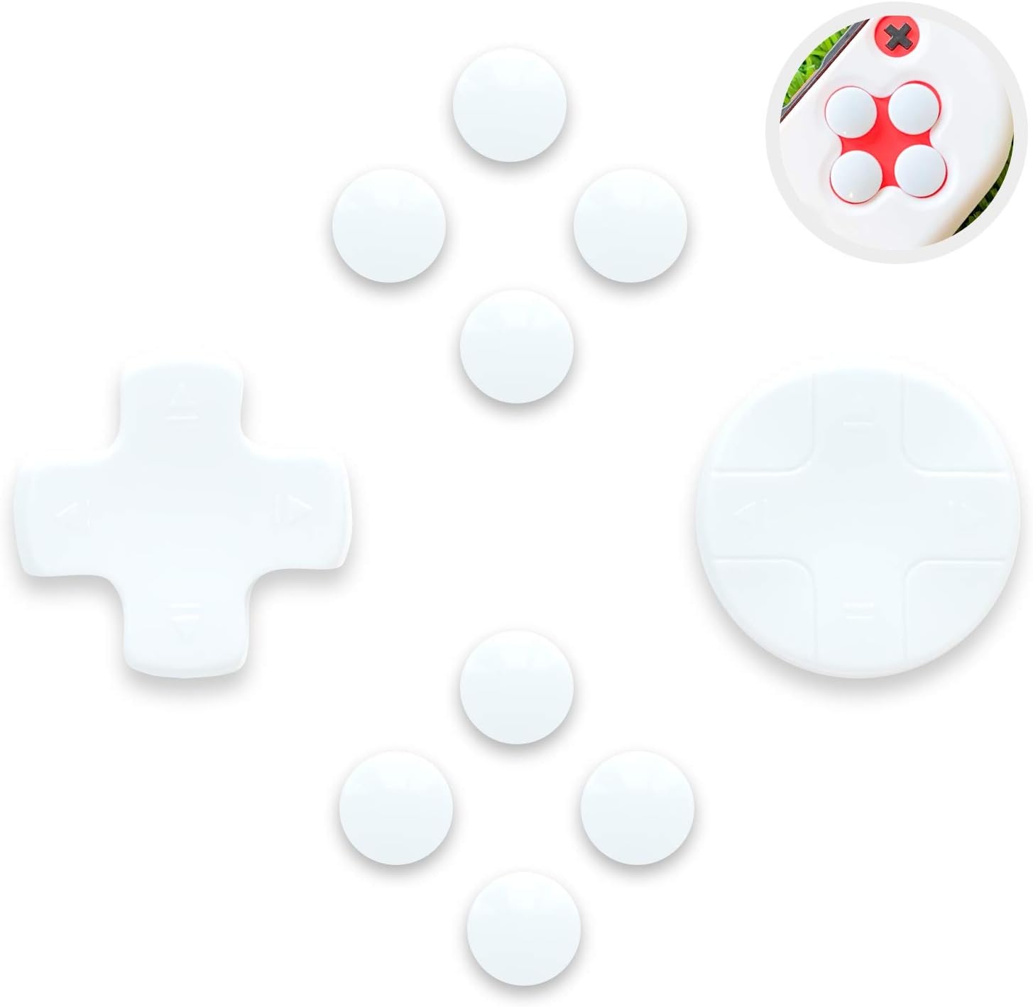 Amazon.com: BelugaDesign Pastel Button Caps and D-Pad | Compatible With ...