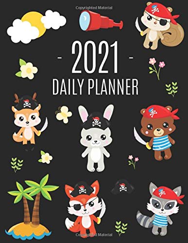 Pirate Animals Planner 2021: For All Your Monthly Appointments! | Cool ...