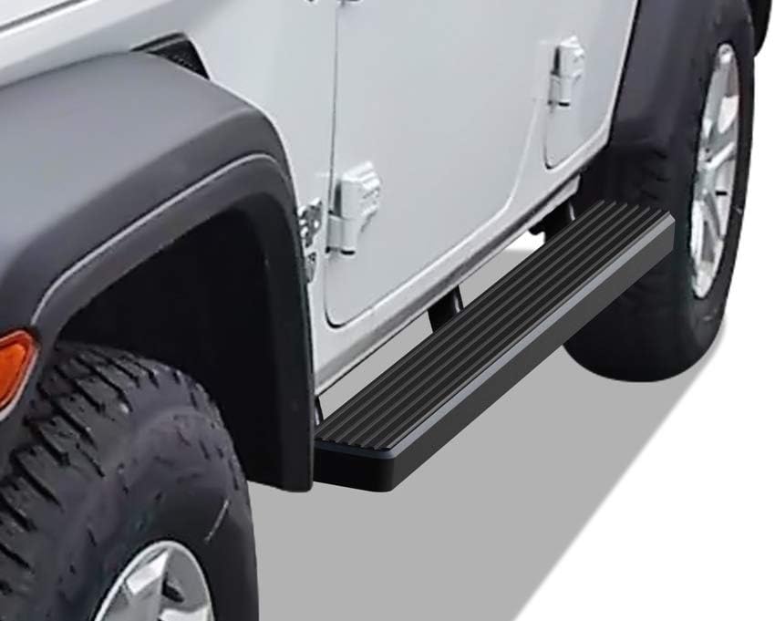 Amazon.com: HD Ridez Flat Style Running Board 6" Black Compatible with ...