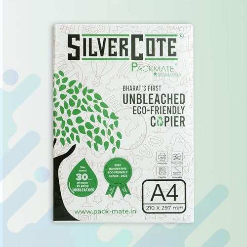 Packmate Silvercote A4 Copier | 500 Sheets | 75-80 GSM | Natural White ...