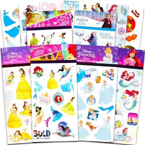 Amazon.com: Disney Princess Ultimate Sticker Set - Bundle with Over 200 ...