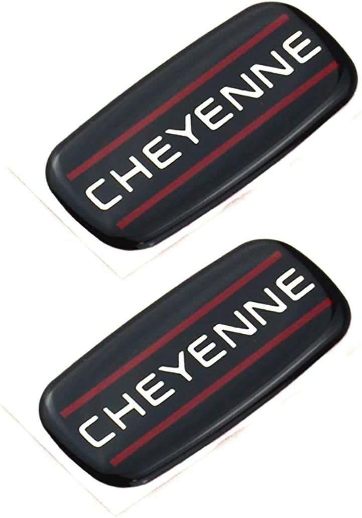 Amazon.com: Tomilia 2Pc Cheyenne Cab Emblem Badge Logo Roof Pillar ...