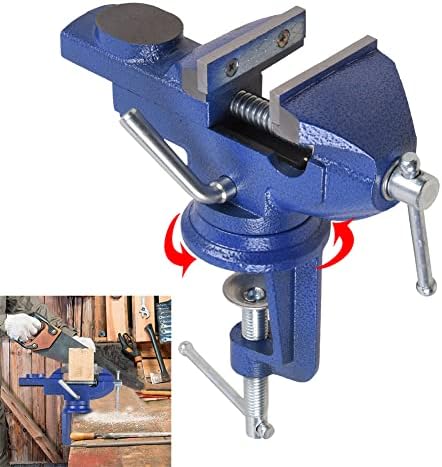 Heavy Duty Engineer Vice Vise, 360 Swivel Base Workshop Jaw, Workshop ...
