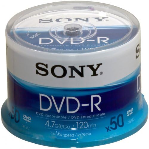 Sony DVD Minus (16X Speed) 50 spindle : Amazon.co.uk: Computers ...
