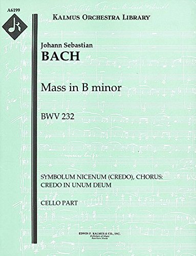 Amazon.com: Mass in B minor, BWV 232 (Symbolum Nicenum (Credo), Chorus ...