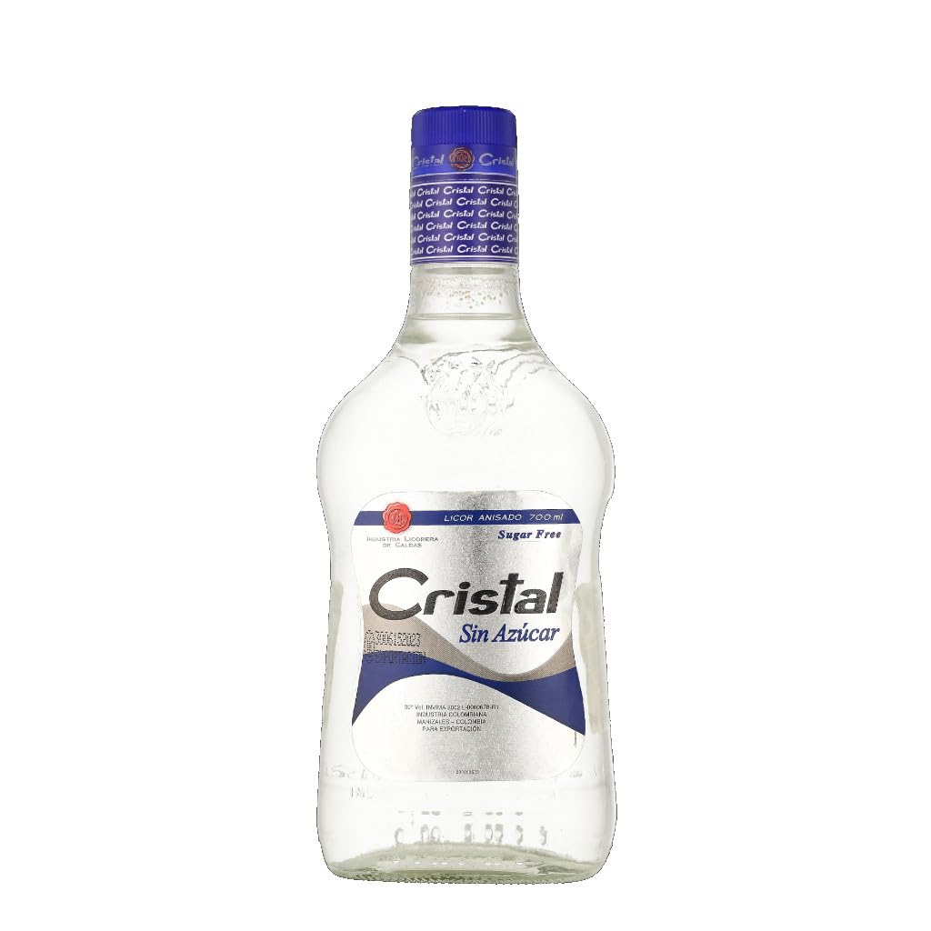 Buy Aguardiente CRISTAL Sin Azúcar, 30% vol, Liquor with anise taste ...