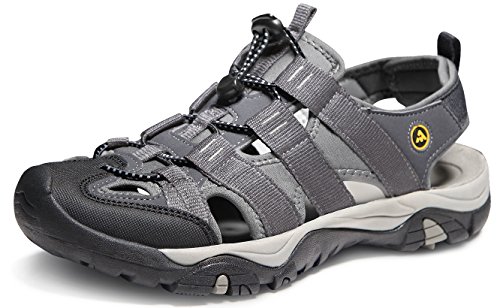 ATIKA Men's Outdoor Hiking Sandals, Closed Toe Athletic Sport Sandals ...