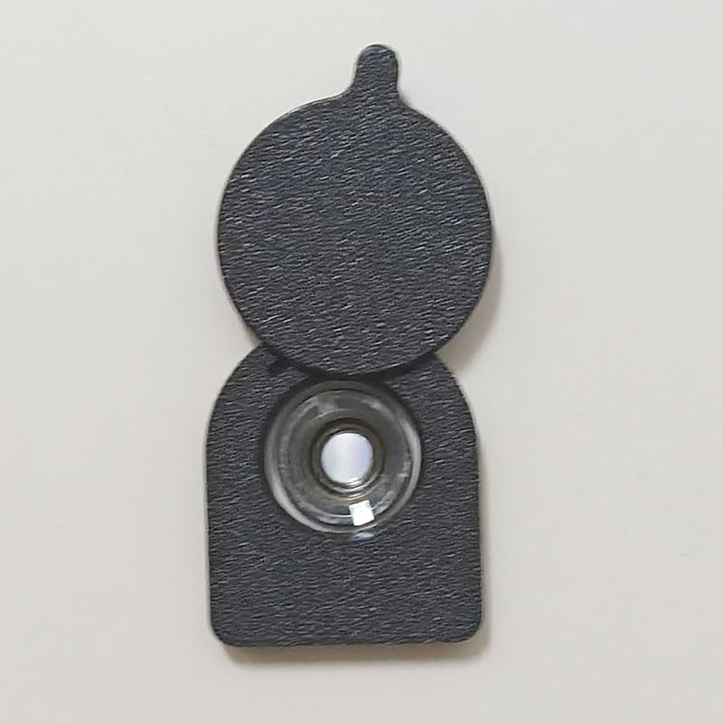 Amazon.co.jp: MicroBase マグネット式ドアスコープカバー（内蔵マグネット式・スライド・一般用 浅型） のぞき見防止！防犯対策 軽量 取り付け1秒！ プラスチック製でドアに ...