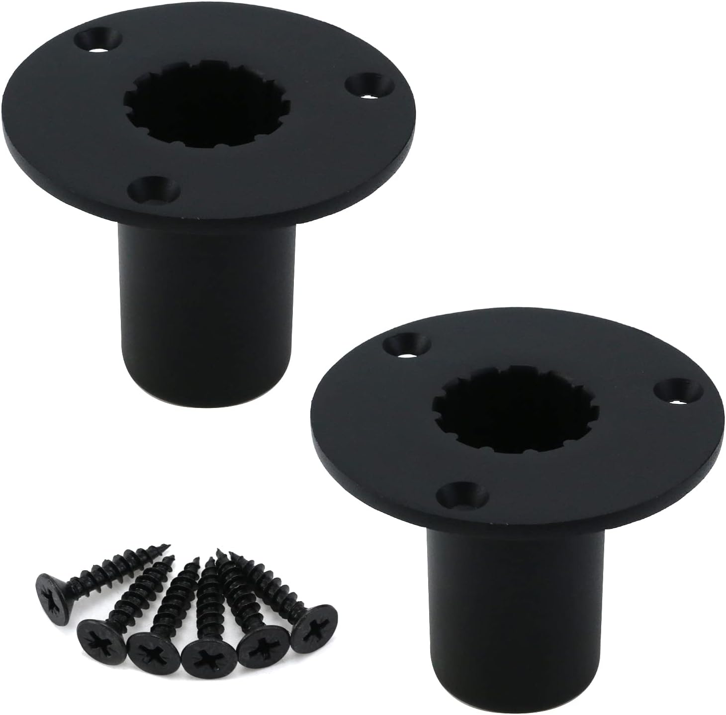 Amazon.com: Mewutal 2PCS Aluminum Alloy Speaker Base Black Speaker Tray ...