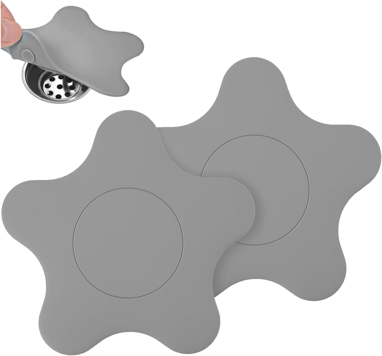 Amazon.com: LOYATRO Bathtub Drain Stoppers 2 Packs Bathroom Sink Cover ...
