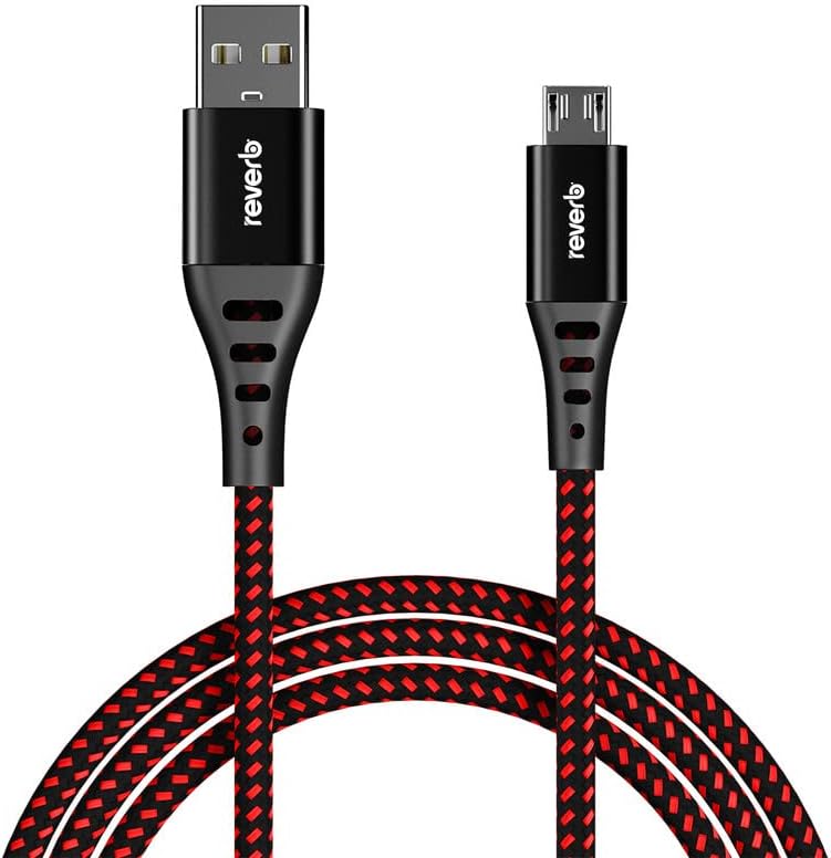 reverb Micro 100 Braided 1.2M Micro USB Cable with 3A Rapid Charging ...