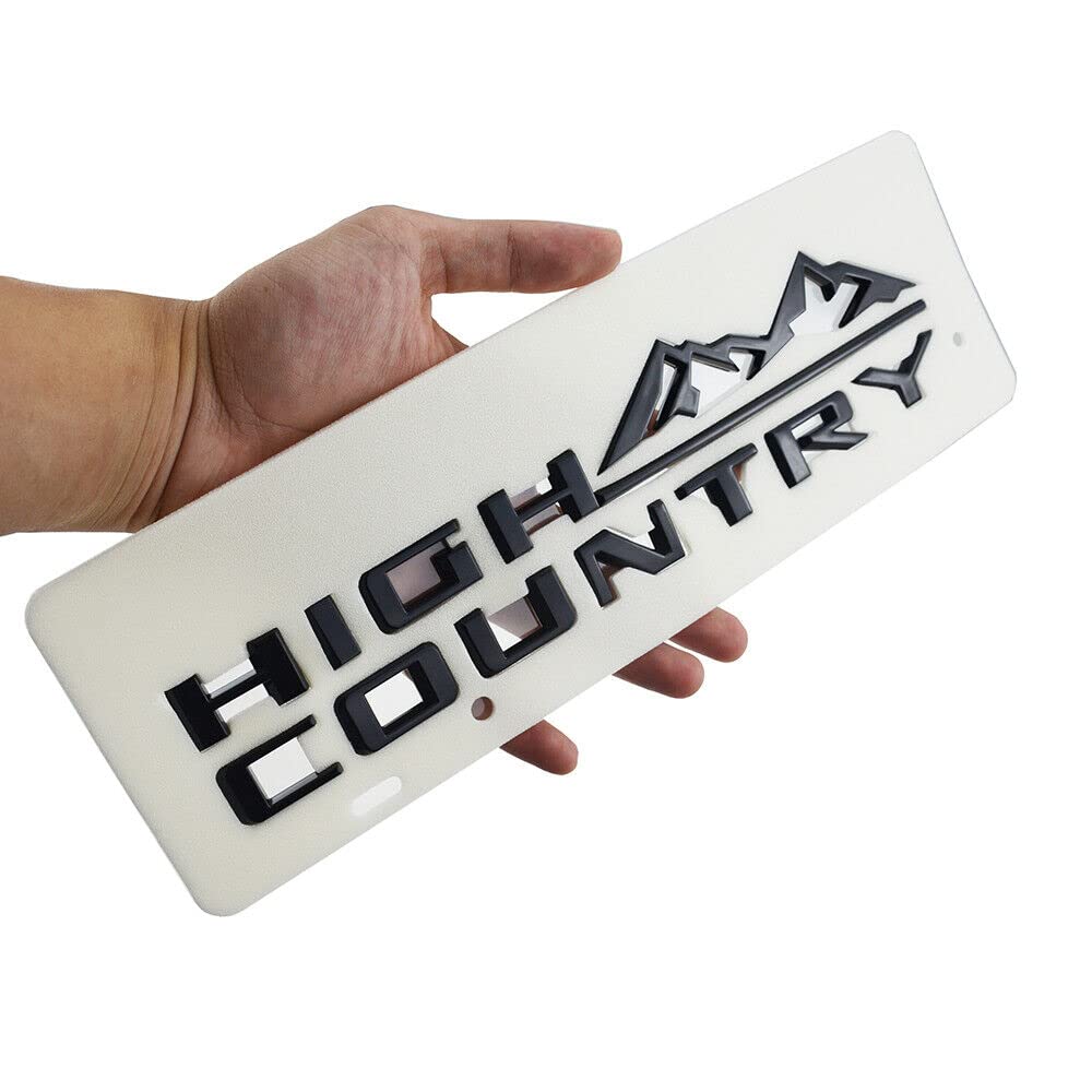 Amazon.com: 1PC 19-21 Tahoe Silverado High Country Fender Letter Logo ...