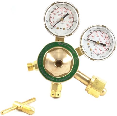 VICTOR Heavy Duty Oxygen Regulator Model: 350-125-540 - Delivery Rate ...