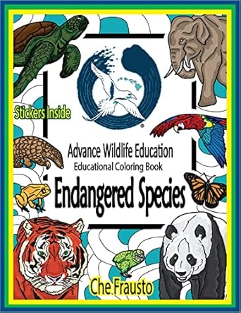 Endangered Species: Wildlife Educational Coloring Book : Frausto, Che ...