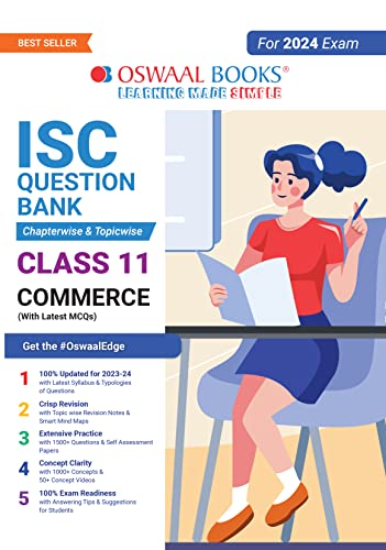 Oswaal ISC Question Bank Class 11 Commerce Book Chapterwise & Topicwise ...